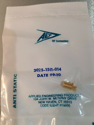 AEP/ RADIALL 3025-1511-014 SLB Straight Female Plug Edge Mount ...