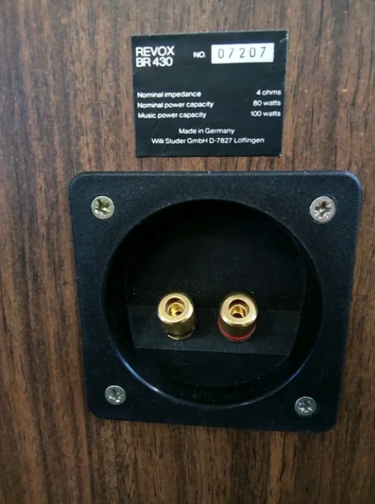 ReVox BR 430 Vintage Hi-Fi 3Way Speakers 1979 Swiss Sound Collector’s ...
