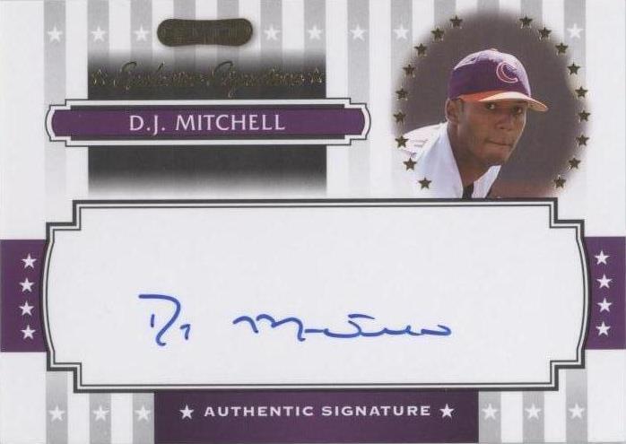2008 Razor Signature Series - Exclusive Signatures D.J. Mitchell #ES-34 ...