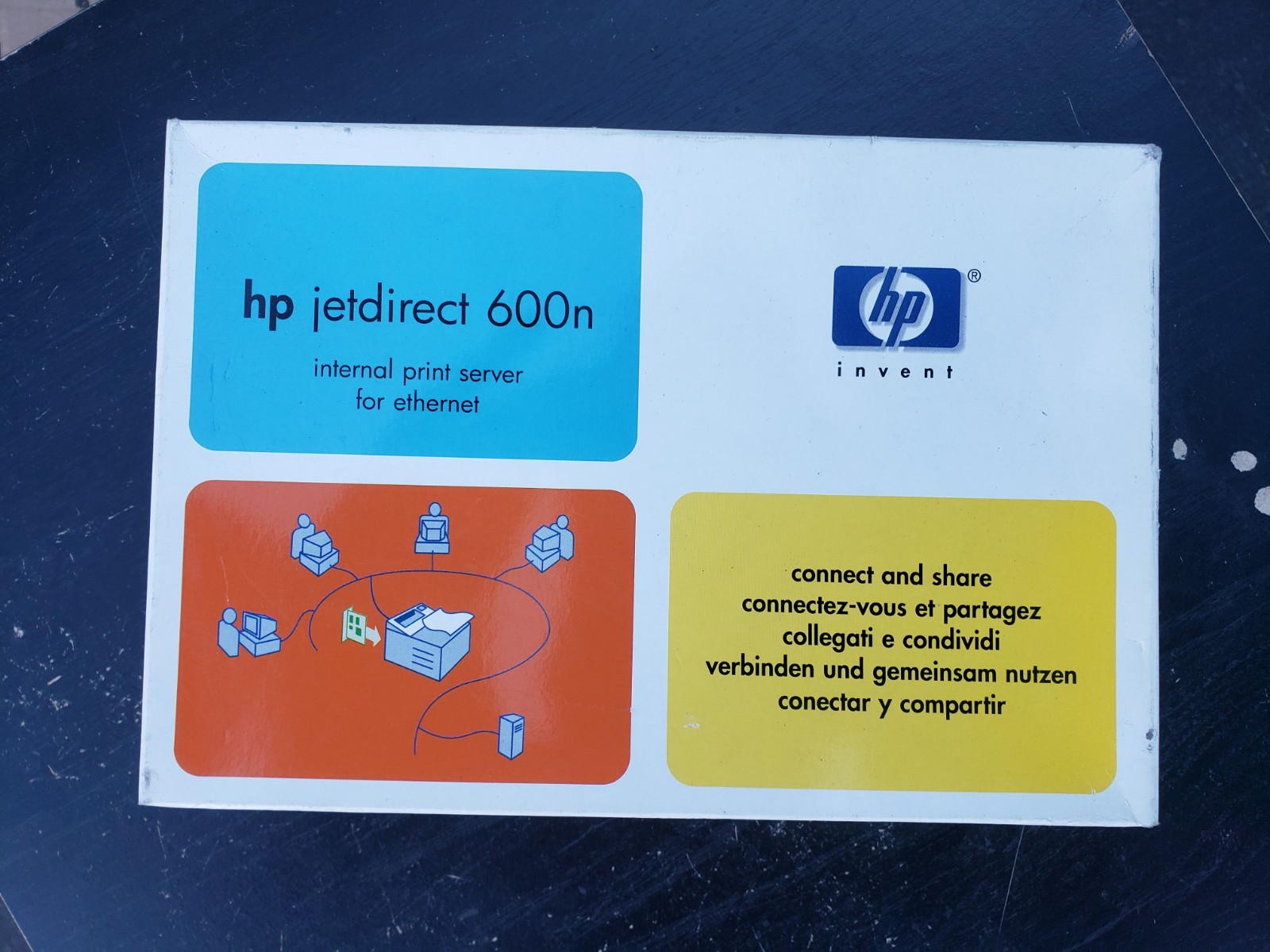 New Hewlett Packard JetDirect 600N 10/100TX J3110A Print Server Network ...