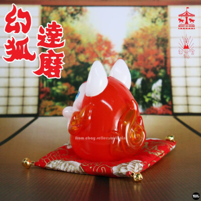 MGR Fantasy Fox House Red Dharma Cute Soft Rubber Fox Toy Limited | eBay