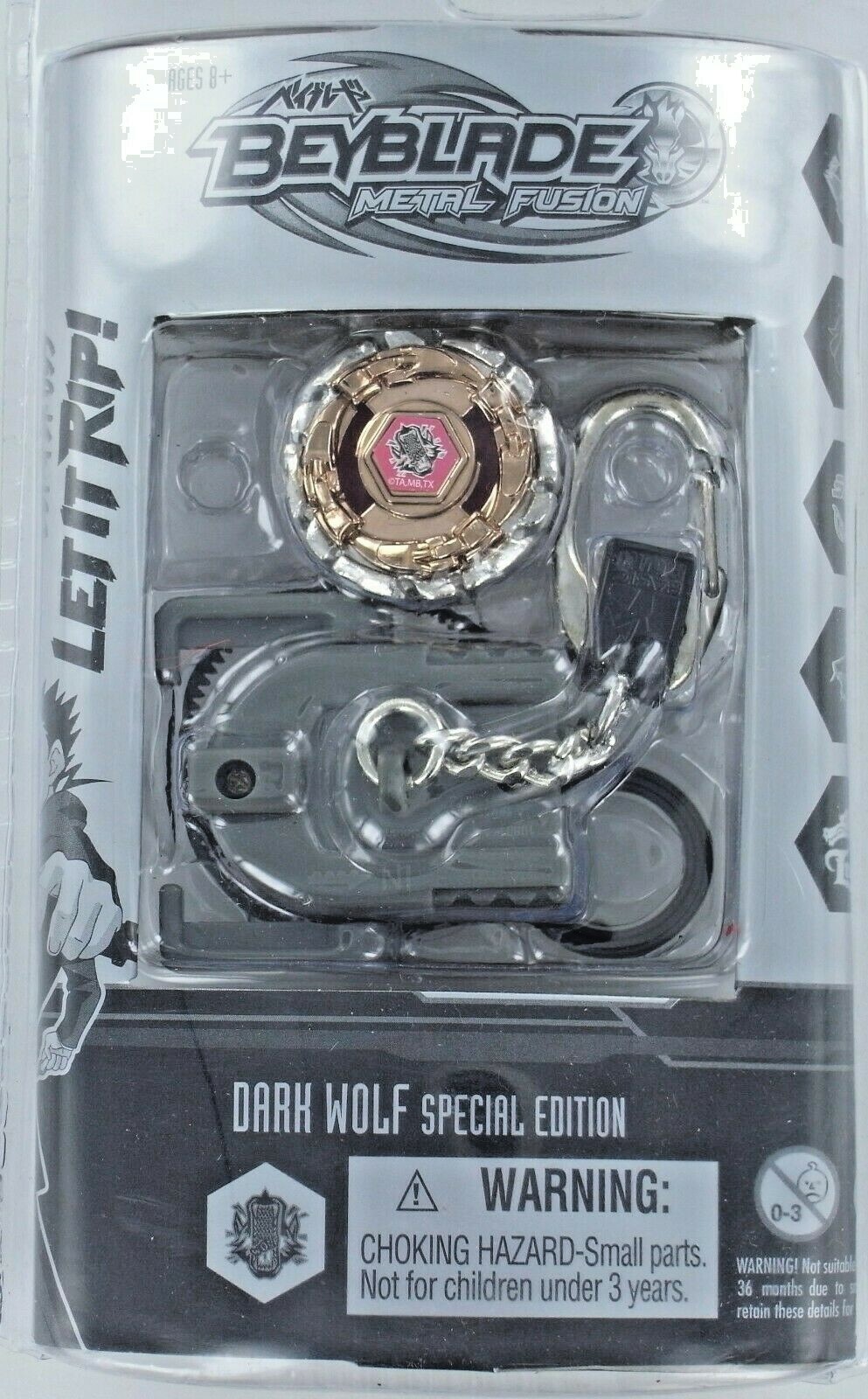 Beyblades Lightning L-drago Keychain Metal Fusion Special Ed Chrome S2 ...