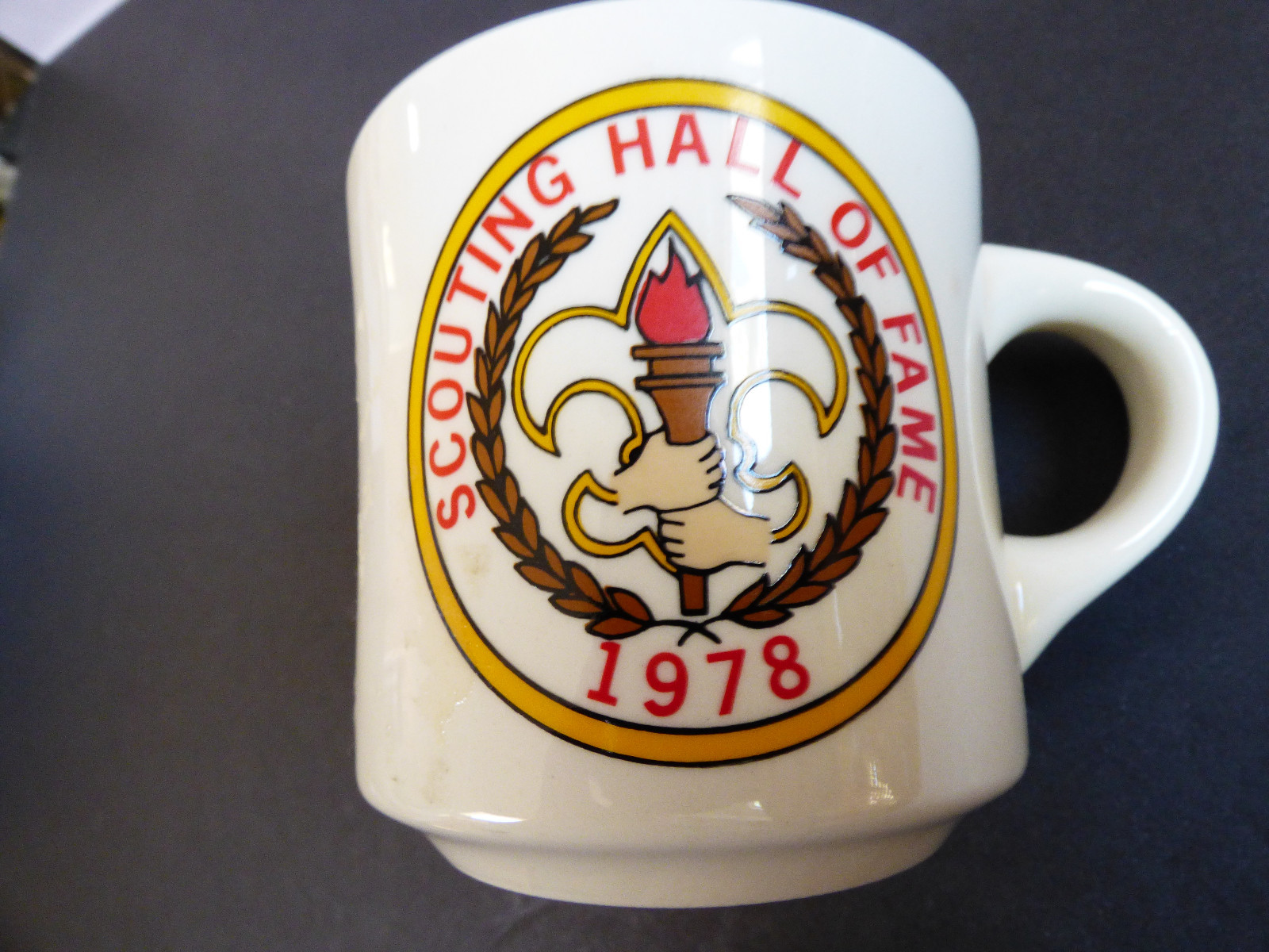 VTG BSA Boy Scouts of America Mug Cup Scouting Hall of Fame 1978 | eBay