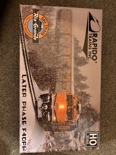Rapido Trains Ski Train Rio Grande Later Phase F40PH Locomotive- HO ...