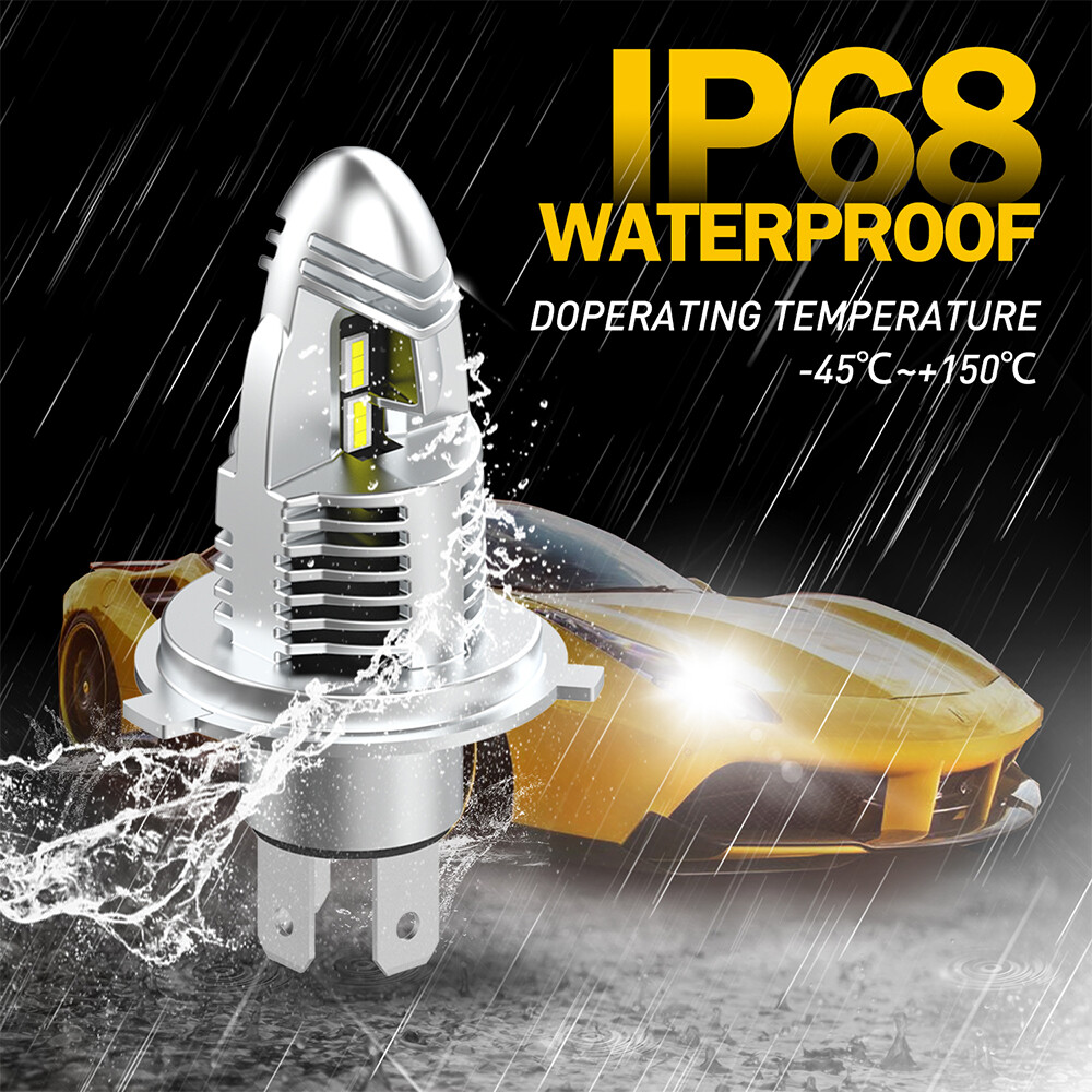 AUXITO Hi-Low 60W H4 HB2 9003 LED Headlight Kit Light Bulb 22000LM ...