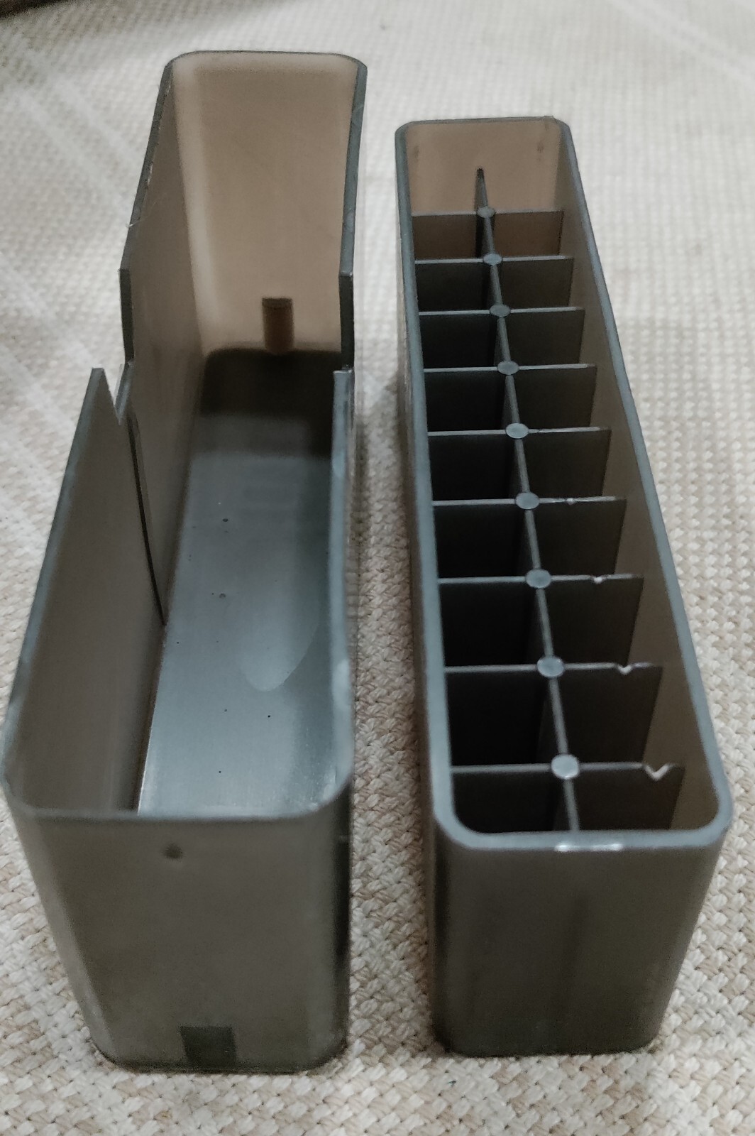 MTM Slip Top Rifle Ammunition Box Small 20 Round Clear Smoke J-20-S-41 ...