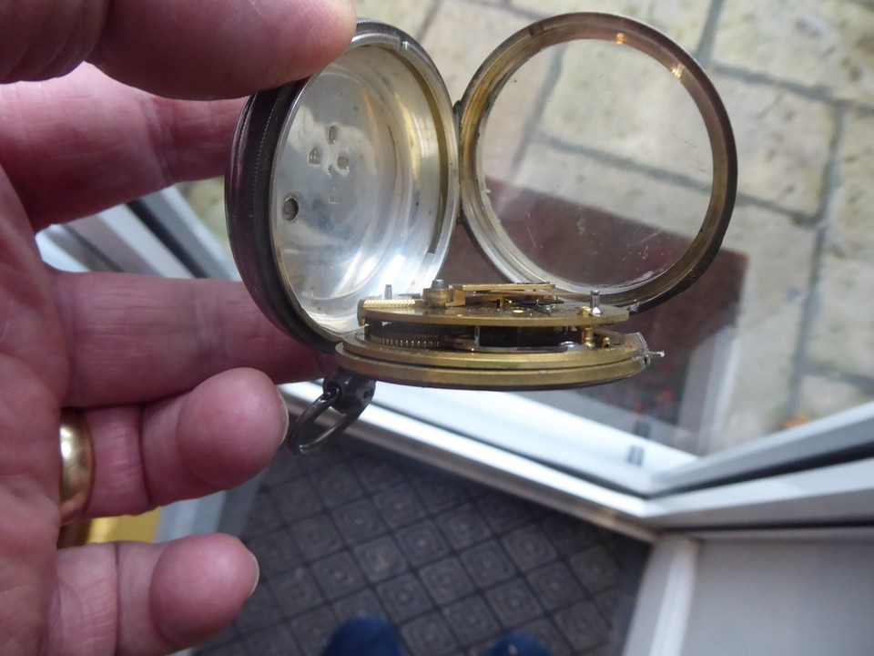 PRINCES END A.EDWARDS NAMED DIAL ANTIQUE SOLID SILVER FUSEE GENTS ...