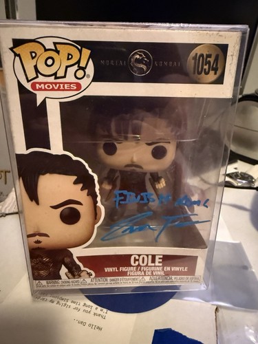 LEWIS TAN SIGNED COLE FUNKO POP 1054 MORTAL KOMBAT JSA COA AUTO | eBay ...