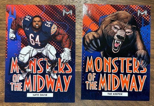 2023 NFL Chicago Bears Monsters Of The Midway Trading Card #64 Nate ...