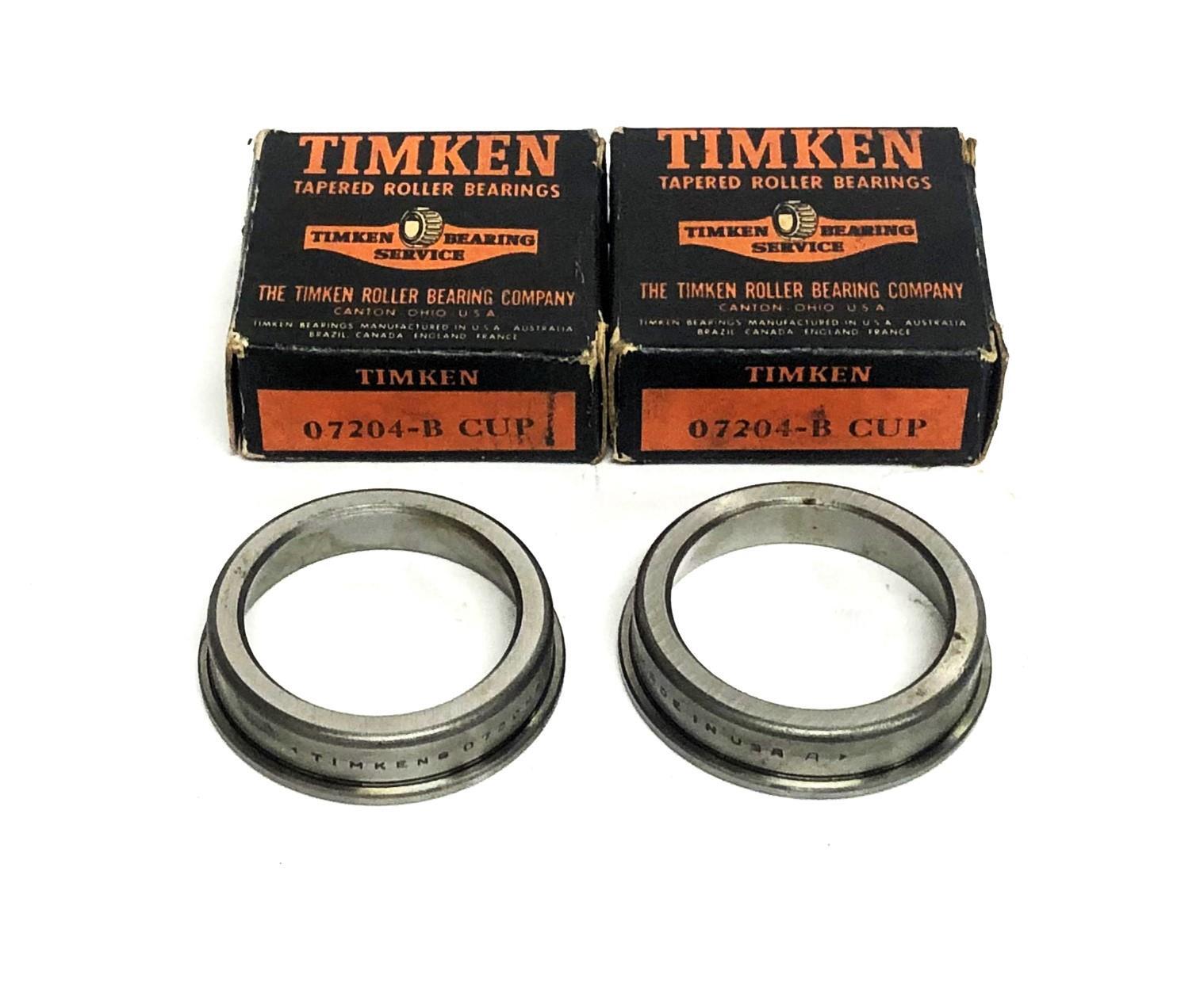 Timken Flanged Tapered Roller Bearing Cup 07204-B [Lot of 2] NOS | eBay
