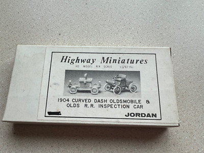 HO Jordan Highway Miniatures Kit #360-228 1904 Oldsmobile & RR ...
