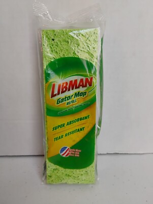 Libman Gator Sponge Mop Head Refill Super Absorbent Tear Resistant | eBay