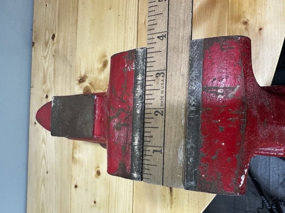 Craftsman Vise; No. 391-5180; Swivel Base for Work Bench; Original Red ...