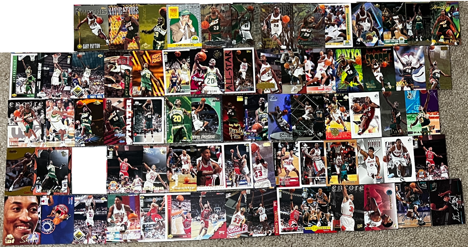 Sports Card Lot Collection! (1,281 total) NBA, NFL, MLB - Excellent ...