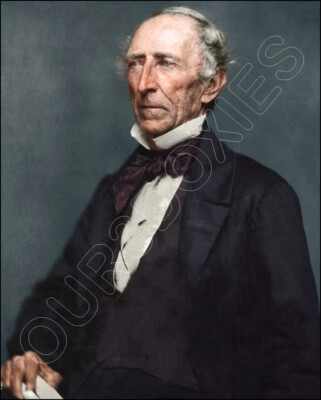 John Tyler Photo 8X10 - US President COLORIZED FREE Shipping | eBay