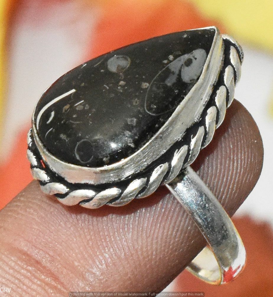 Turtella Jasper Gemstone Ring 925 Sterling Silver Plated Us Size 7 ...