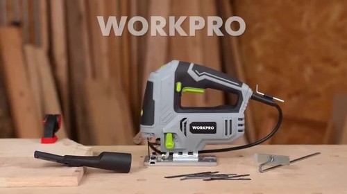 WORKPRO Jigsaw 6.5AMP 850W Corded Electric Jig Saw Tool Kit 6 Speed w/7PC Blades | eBay
