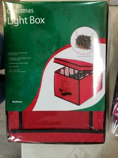 Christmas Lights Storage Containers Boxes 64 Compartments Christmas