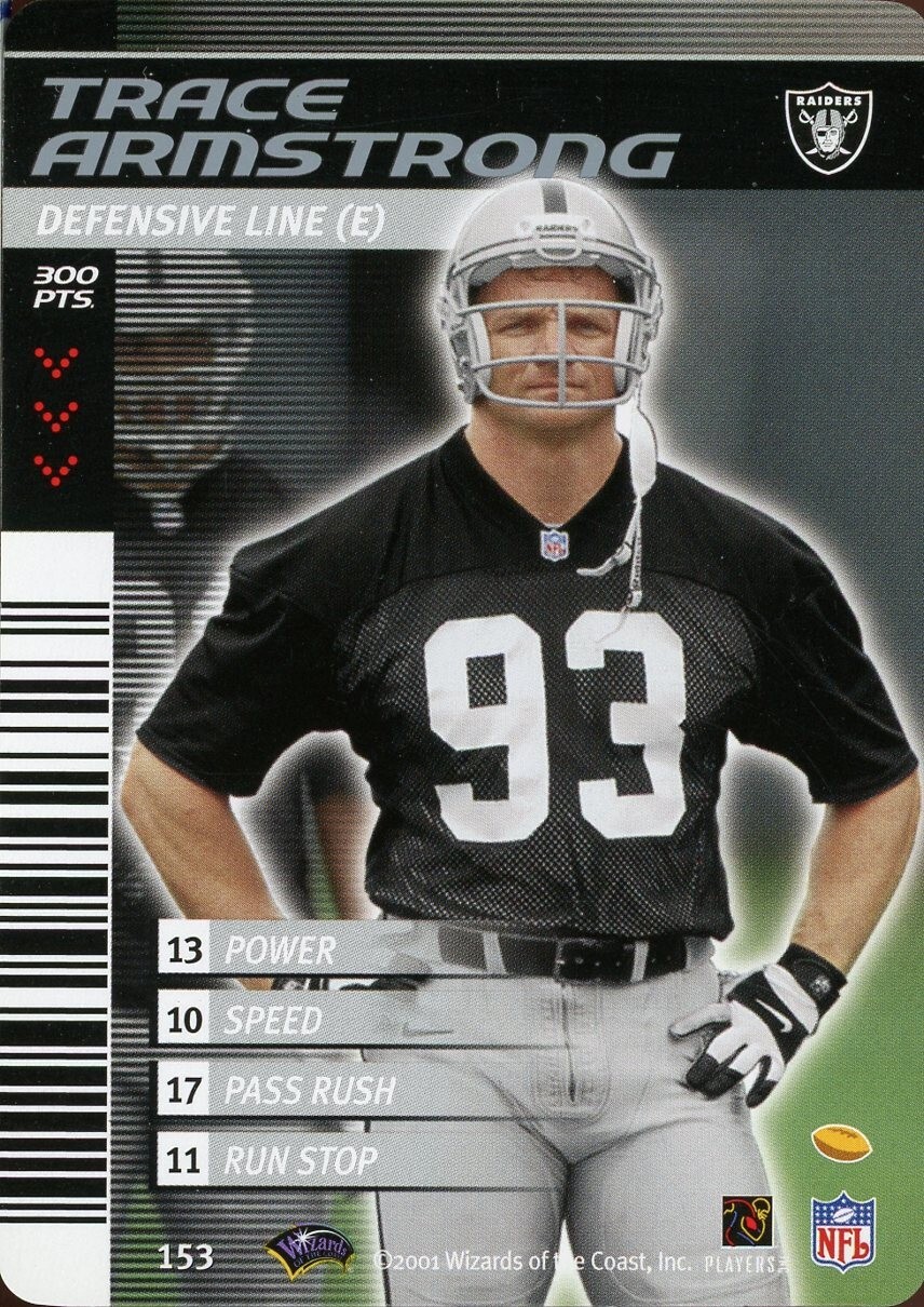 2002 NFL Showdown TRACE ARMSTRONG RAIDERS #153 | eBay