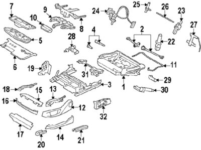 BMW 52107317458 GENUINE OEM OUTER SUPPORT | eBay
