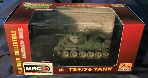 Easy Model MRC 36264 Russian Army T34/76 Battle Tank In 1/72 Scale | eBay