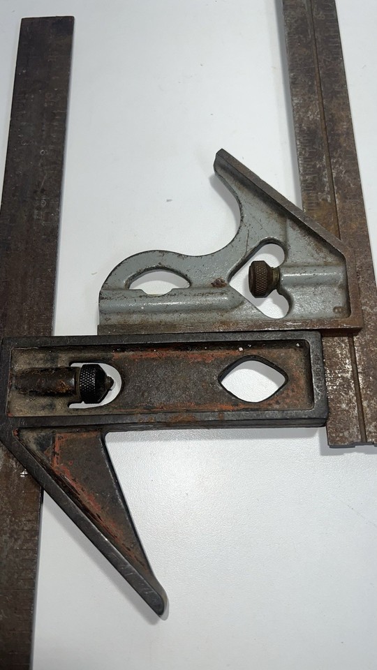 Lot of 2 Combination Squares – CRAFTSMAN & TWIX – Vintage, Made in USA ...
