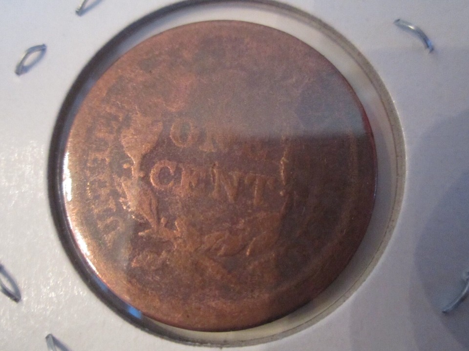 U.S. 1856 ONE CENT COIN - LARGE CENT BRAIDED HAIR - LOT #8 - BBA17 | eBay