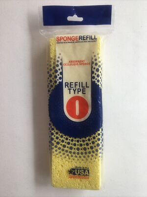 Butterfly Mop Absorbent Cellulose Poly Sponge Refill Head Type Made in ...