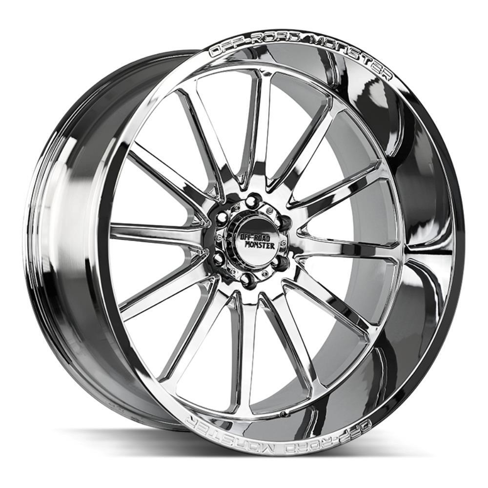 26 inch 26x12 Off Road Monster M26 Chrome wheels rims BLANK -44 | eBay