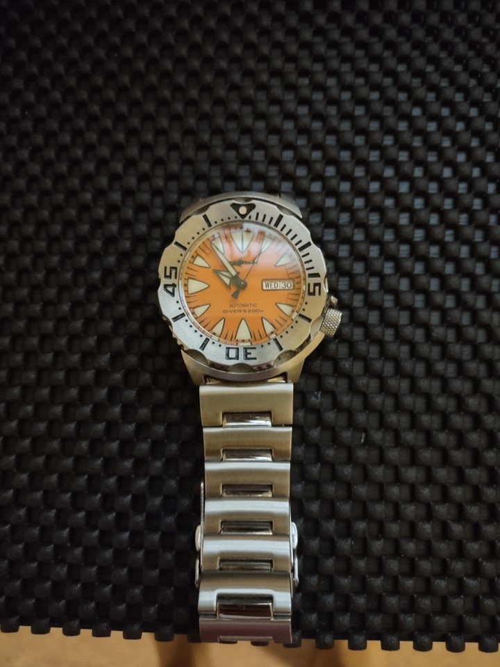 Heimdallr Orange Monster Homage Watch Sapphire Crystal NH36A Movement ...
