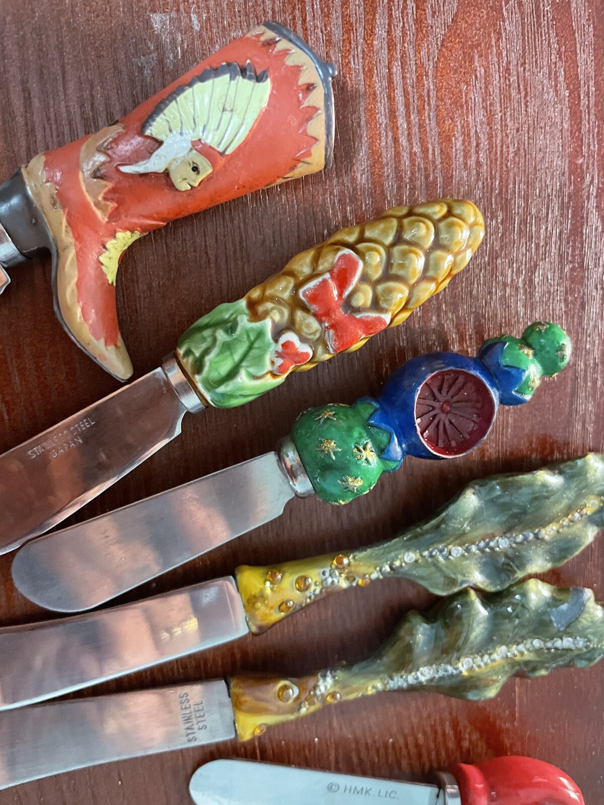 Vintage Christmas Winter Spreaders Dip Cheese Knives Assorted | eBay