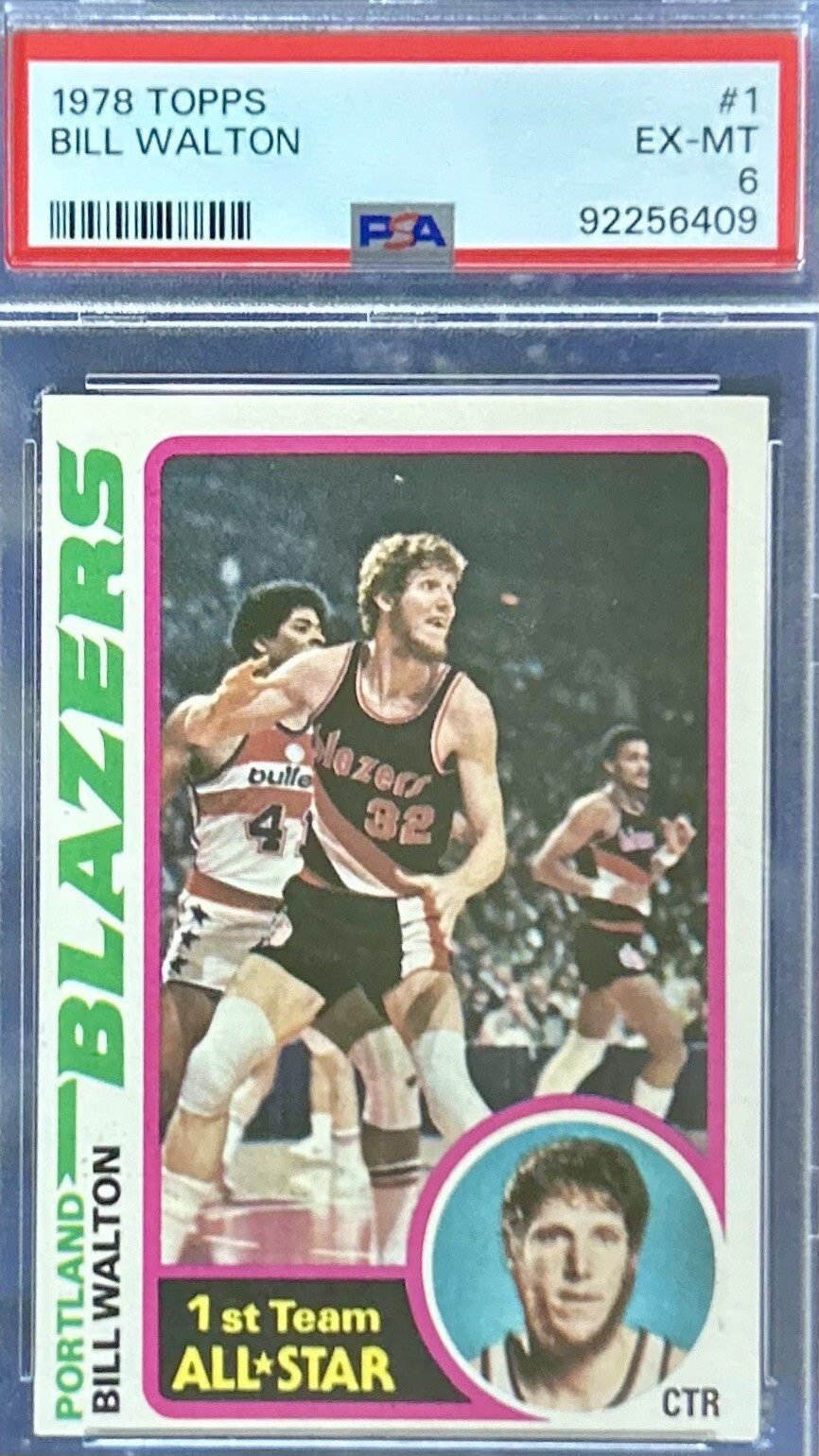 1978 Bill Walton Card - PSA 6 - Trailblazers- Celtics Legend! Fresh ...