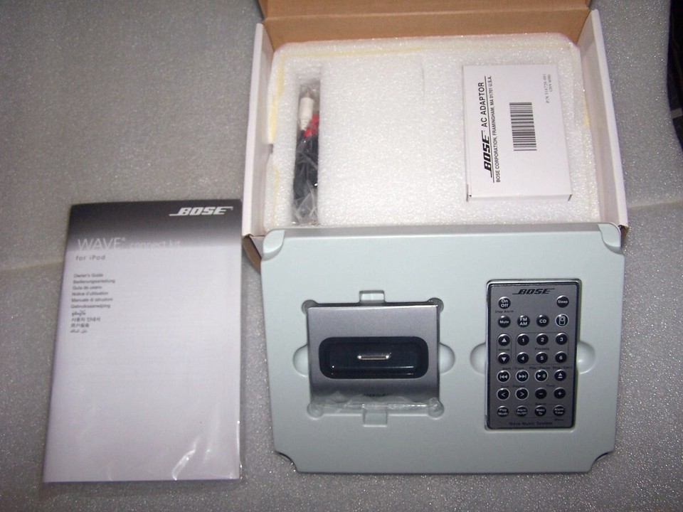 Bose Wave Connect Kit for iPod/iPhone (30-pin) Brand New Sealed 315527 ...