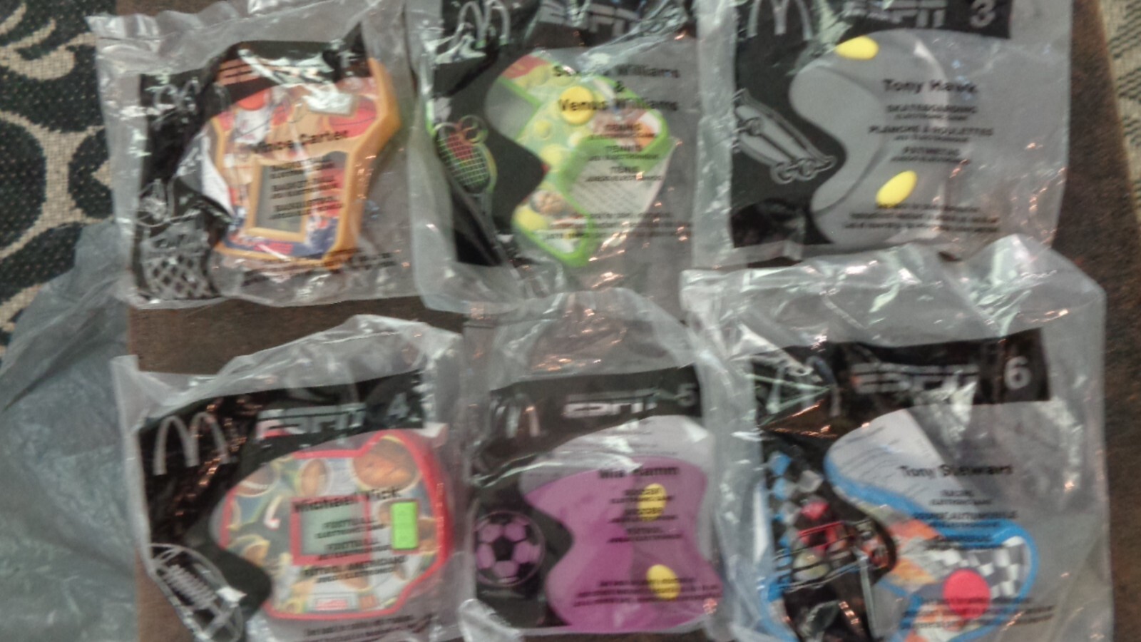 ESPN MCDONALDS TOYS 2004 FULL SET OF 6 | eBay