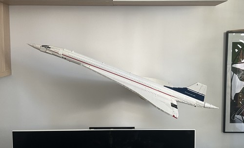 Heavy Duty Lego Concorde 10318 Wall Mount (Not made from unsuitable PLA ...