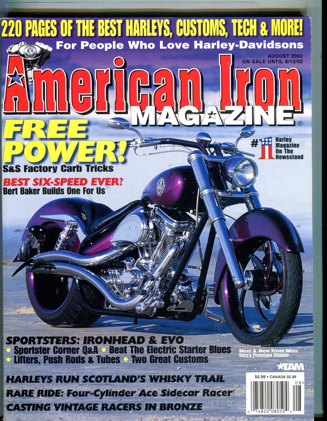 American Iron Magazine August 2002 Ironhead Evo EX No ML 042817nonjhe ...