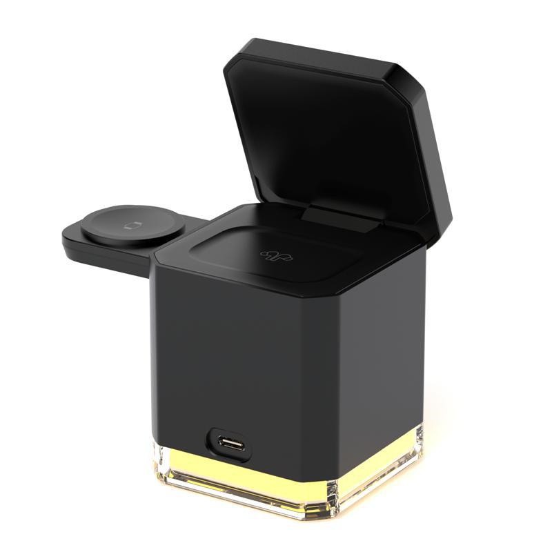 Desktop Cell Phone Holder Foldable Vertical Magnetic 15W Wireless ...