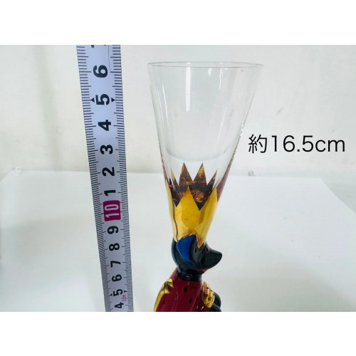 Orrefors NOBEL JUBILEE Snap Glasses 2679/01 Devil Sweden Blue Red Black ...