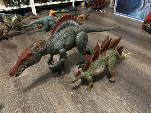 Mattel Jurassic World Legacy Collection Spinosaurus And Stegosaurus | eBay