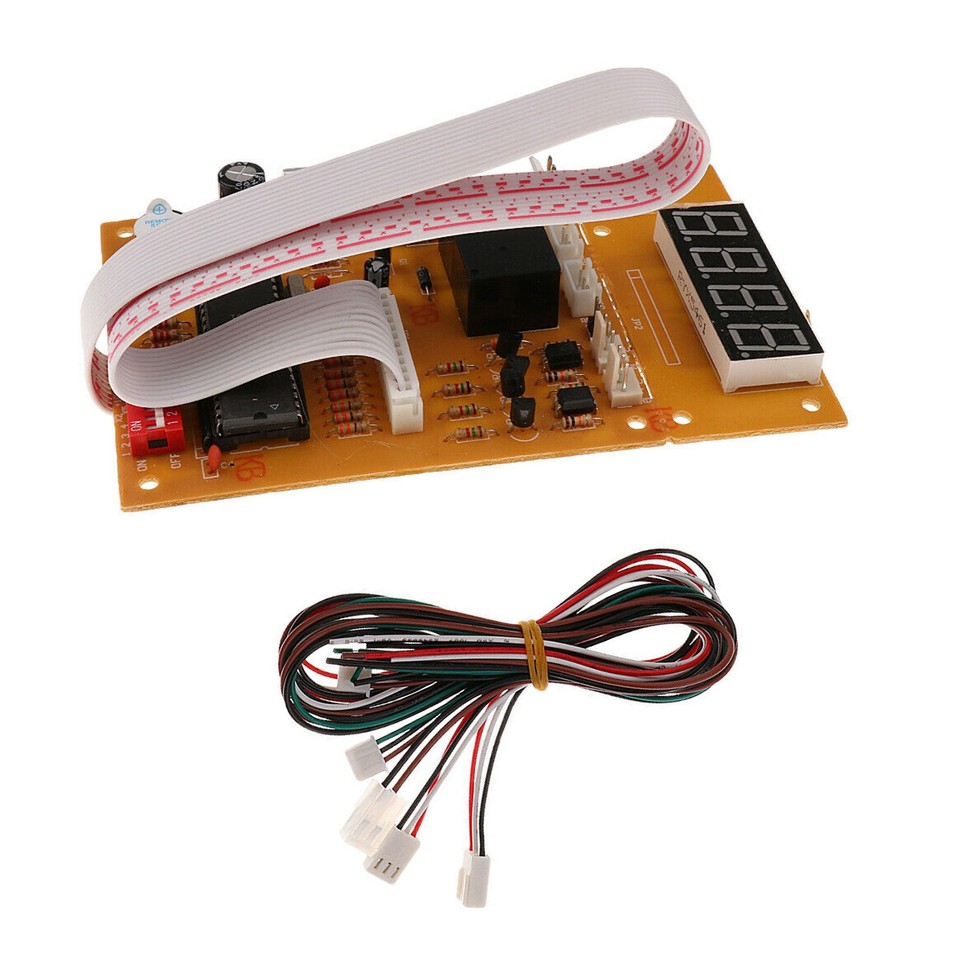 Arcade Cabinet Coin Operated USB Timer PCB Mainboard LED Display USB ...