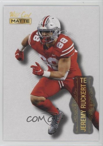 2022 Wild Card MATTE White Jeremy Ruckert #MB-62 Rookie RC 1a7j | eBay