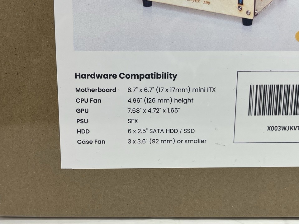 Mini ITX PC Case - Premium Clear Arcylic and Wood PC Case - Unique ...