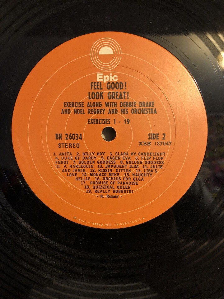 LP Record Debbie Drake Feel Good! Look Great! with Illustrating Booklet ...