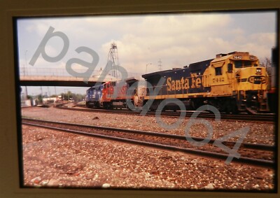 RR Train Slide ATSF Santa Fe #7442 GE B40-8 DIESEL LOCOMOTIVE ~ HB20 | eBay