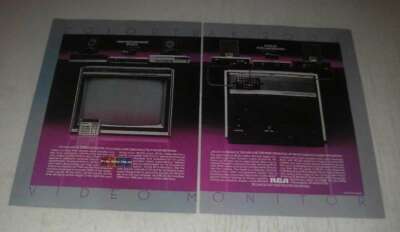 1985 RCA Colortrak 2000 Video Monitors Ad - High Performance | eBay