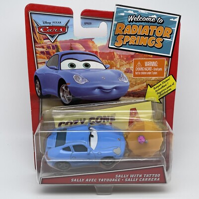 VOITURE DISNEY PIXAR CARS Radiator Springs - Sally with Tattoo + Bumper ...