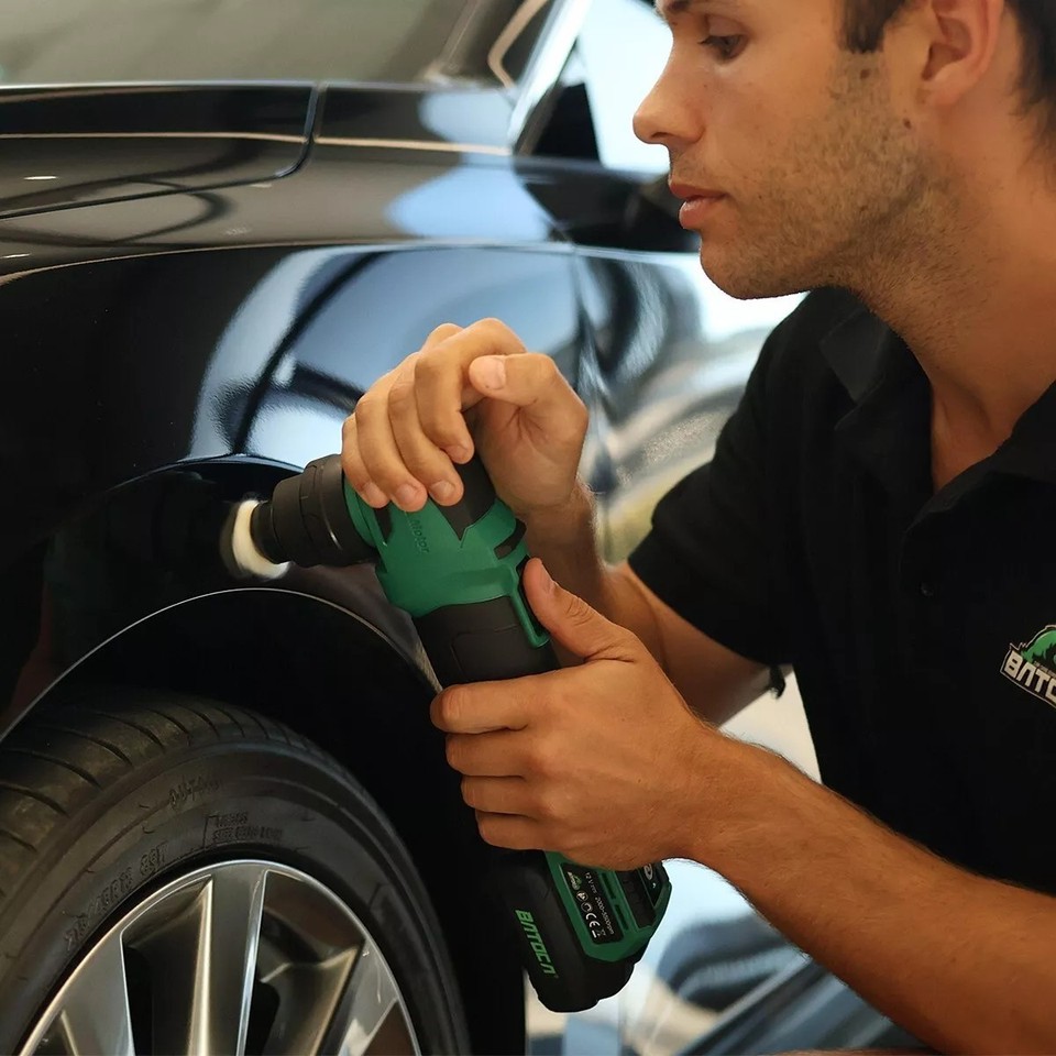 BATOCA S4 Mini Car Polisher Cordless Polishing Sander Machine 2.5Ah ...