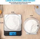 Upgraded Large Size Food Scale for Food Ounces and Grams, Kitchen ...