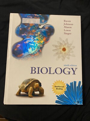 Biology Textbook Ninth Edition Raven Johnson Mason Losos Singer | eBay