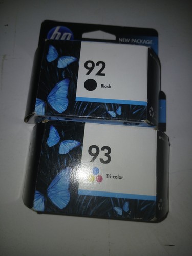 HP 92 93 Ink Cartridge 2 Pack C9362WN C9361WN - OEM Brand New Sealed ...